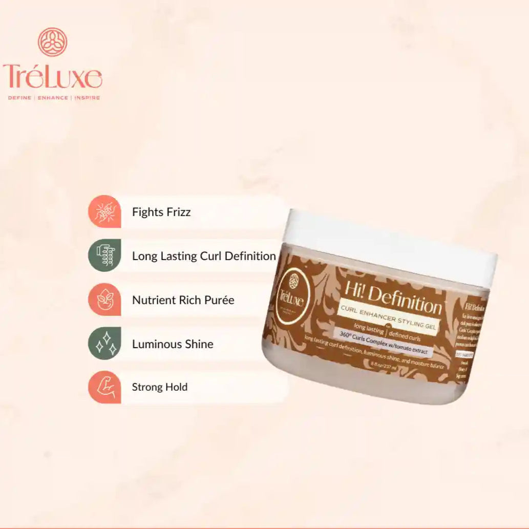 Treluxe Hi! Definition Curl Enhancer Styling Gel - Curl Care – Curl Care